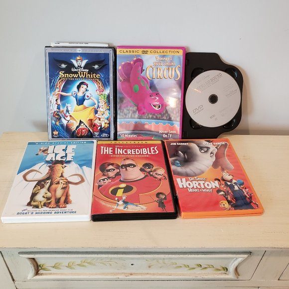 Disney | Media | 6 Family Movies Dvds Snow White Ice Age The ...